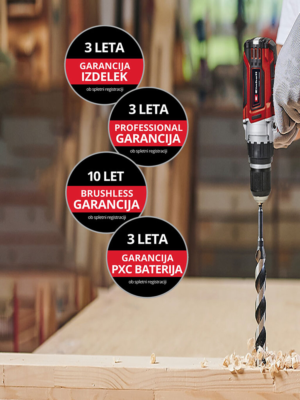 Einhell garancije | Einhell.si